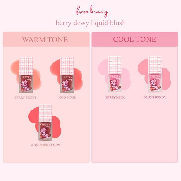 Fresh Berry Liquid Dewy Lightweight Blush – Fresa Beauty