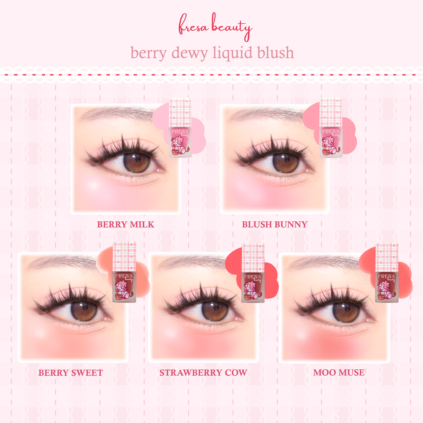 Fresh Berry Liquid Dewy Lightweight Blush – Fresa Beauty